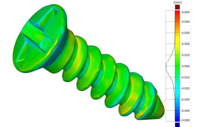 3D Scan & Reverse Engineering of Medical Screws