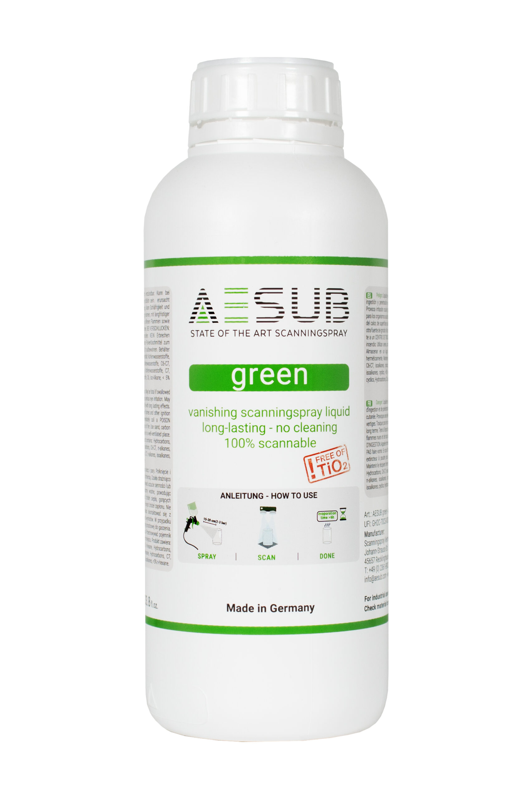 AESUB 3D Scanning Spray | Scan-Xpress | Australia