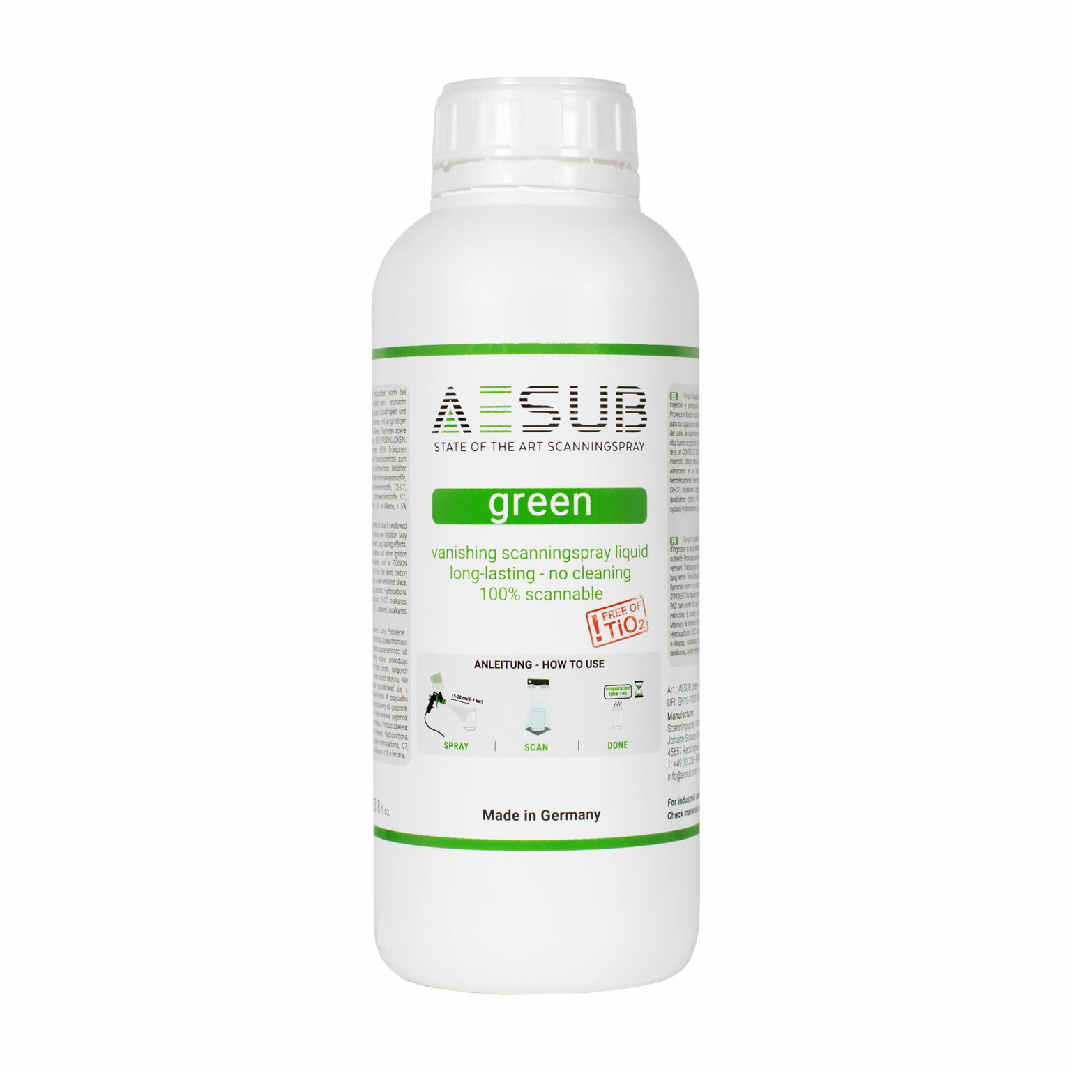 AESUB 3D Scanning Spray | Scan-Xpress | Australia