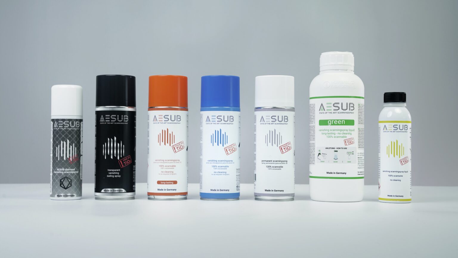 AESUB 3D Scanning Spray | Scan-Xpress | Australia